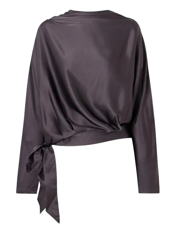 Staud Phoebe Shirt - Dark Purple