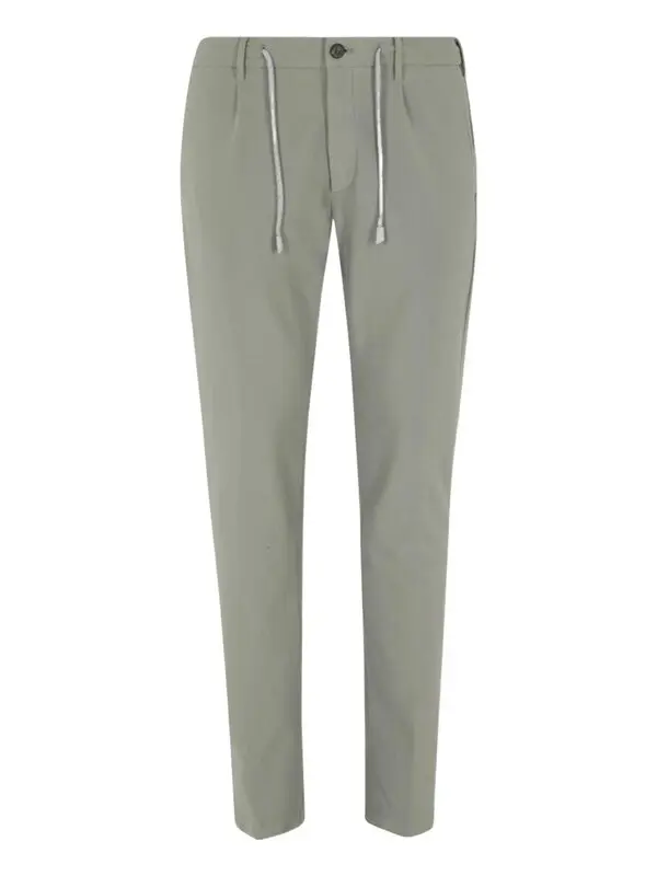 Eleventy Drawstring Casual Pants - Gray