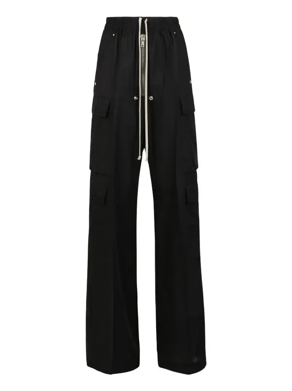 Rick Owens Wide-leg Cargo Pants - Black