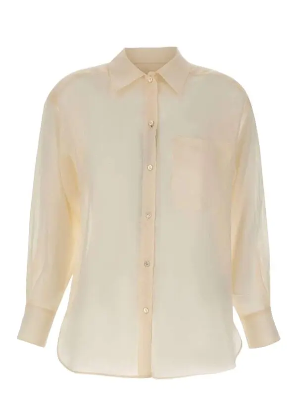 Marella Long Sleeve Shirt - Nude