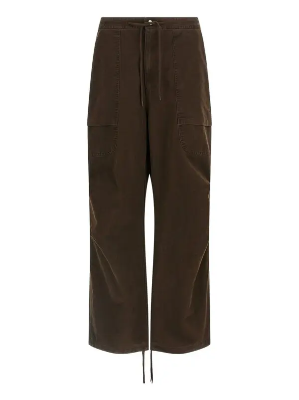 ENTIRE STUDIOS Barren Straight Leg Cargo Pants - Black