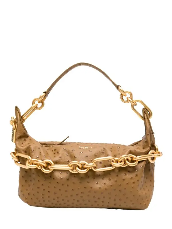 Balmain Chain-strap Shoulder Bag - Brown
