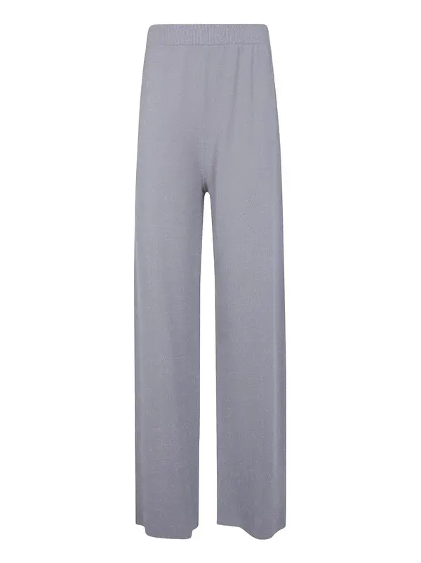 Fabiana Filippi Elastic Waist Straight Cut Pants - Gray