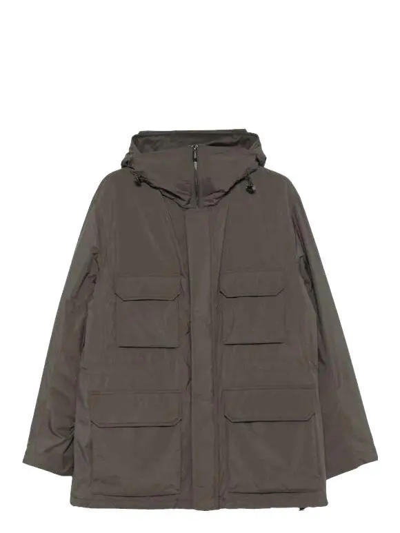Emporio Armani Multi-pocket Hooded Jacket - Khaki