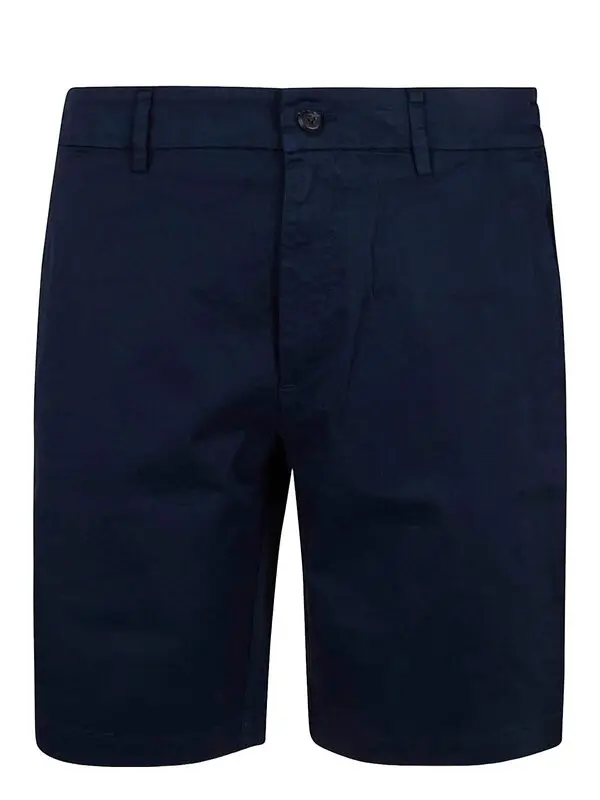 Eleventy Wide Leg Shorts - Blue