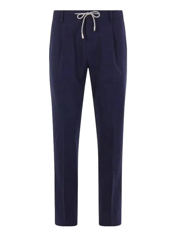 Eleventy Drawstring Casual Pants - Black