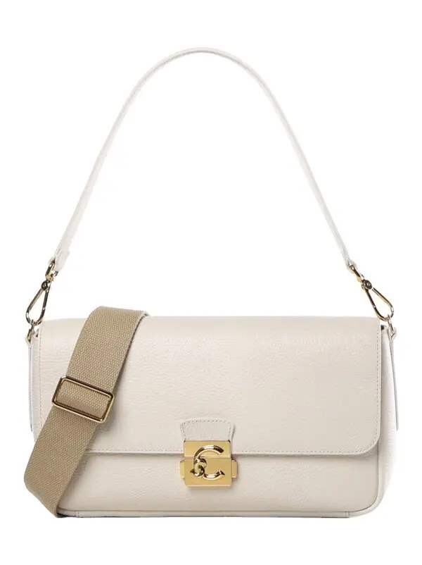 COCCINELLE C-me Lock Shoulder Bag - Nude