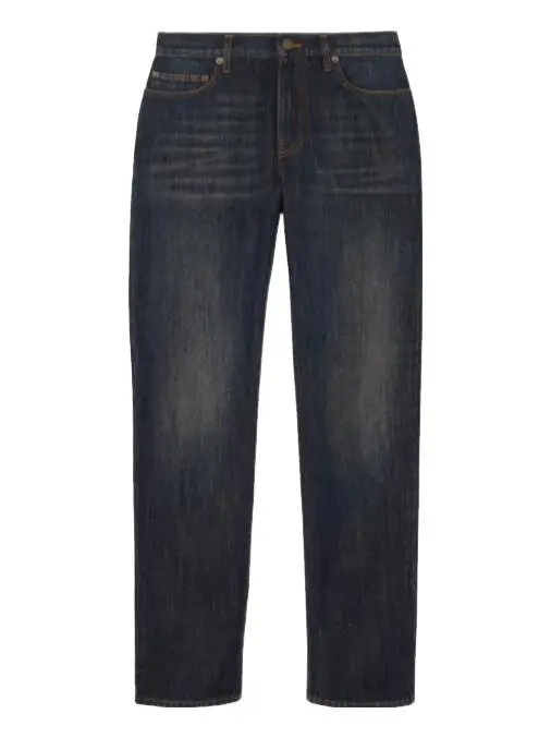 Burberry Straight-leg Slim Jeans - Medium Blue
