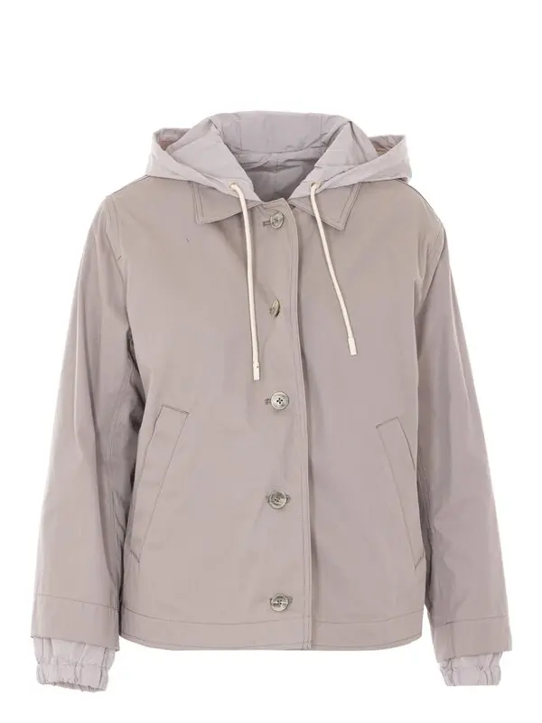 Herno Reversible Hooded Jacket - Gray