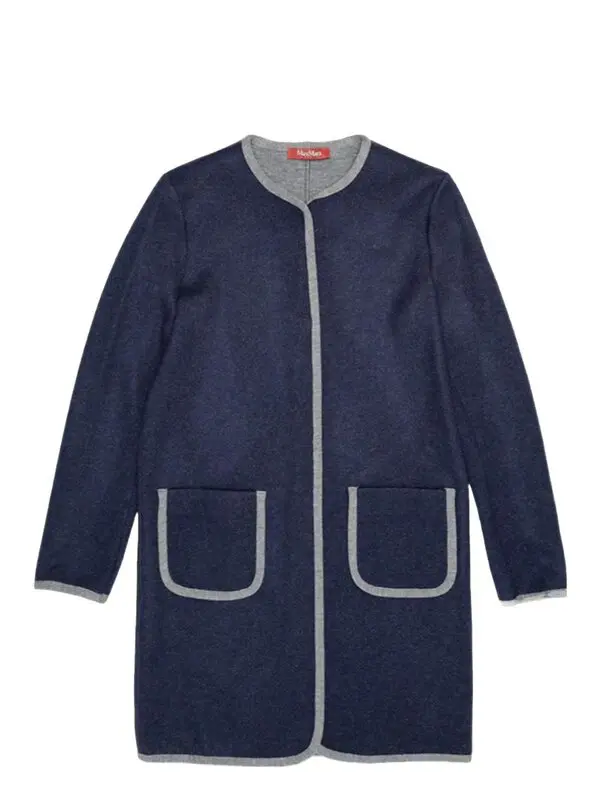 Max Mara Long Sleeved Coat - Blue