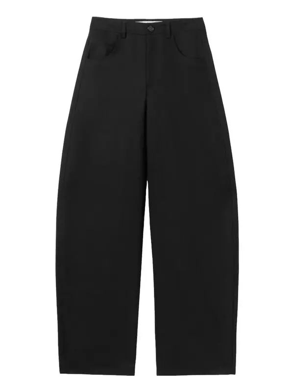 Séfr Belted Casual Pants - Black