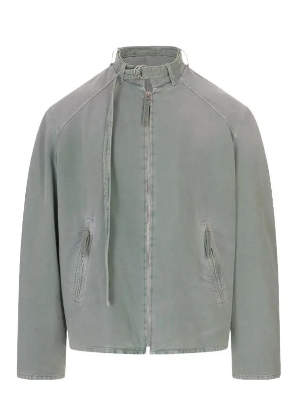 Marni High Collar Zip-up Jacket - Gray