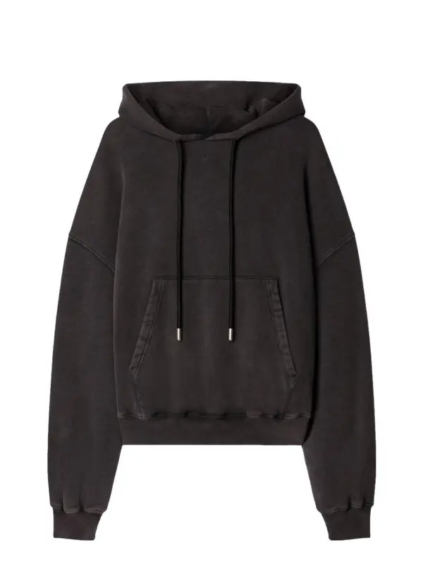 Off-White Super Moon Printed Hoodie - Black