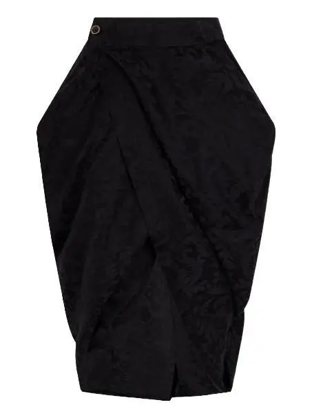 UMA WANG Wrap Skirt - Black