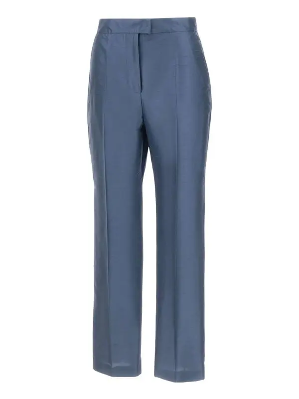 Max Mara Elegant Straight-leg Trousers - Blue