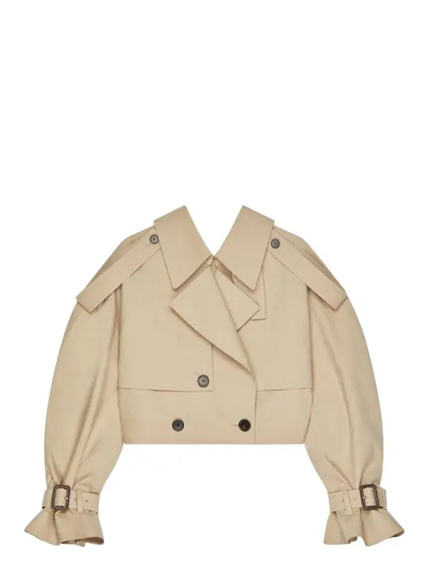 Givenchy Short Trench Coat - Beige/cream