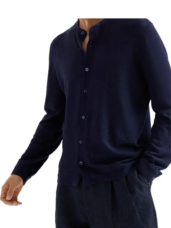 Brunello Cucinelli Button Cardigan - Black