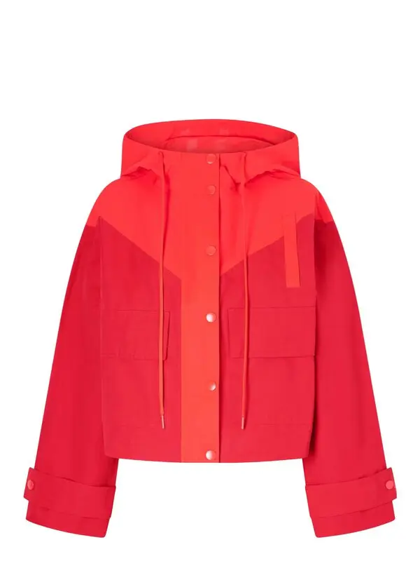 Staud Alta Hooded Jacket - Red