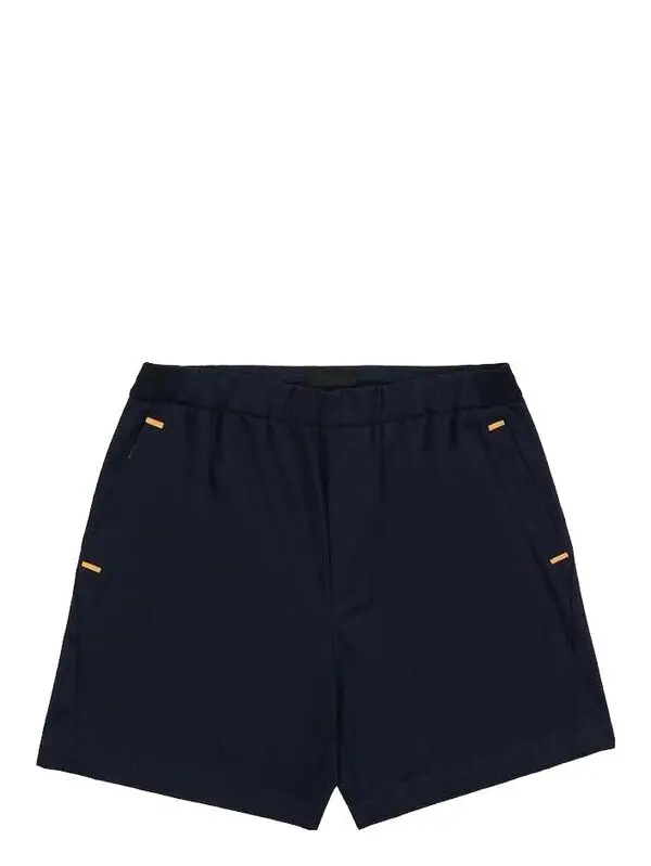 Prada Logo Detail Shorts - Black