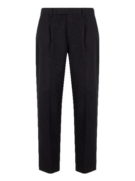 Zegna Pleated Straight-leg Trousers - No