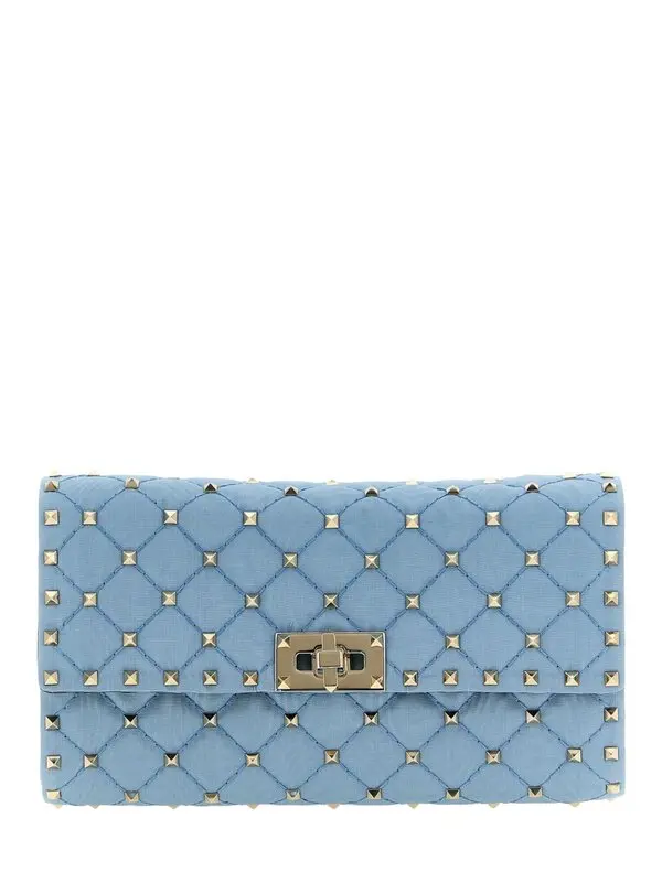 Valentino Garavani Studded Shoulder Bag - Blue