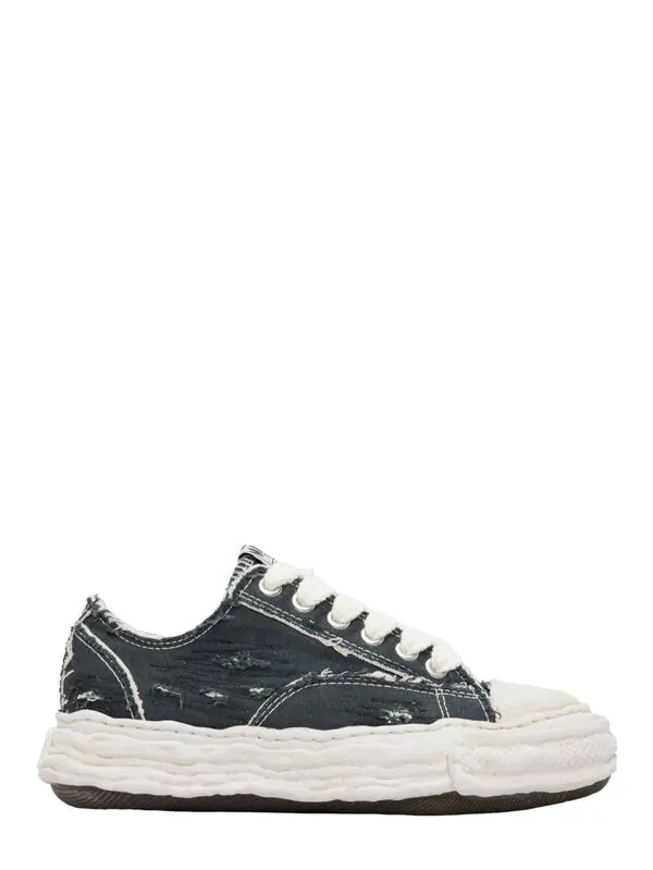 Mihara Yasuhiro Peterson23 Lace-up Distressed Sneakers - White