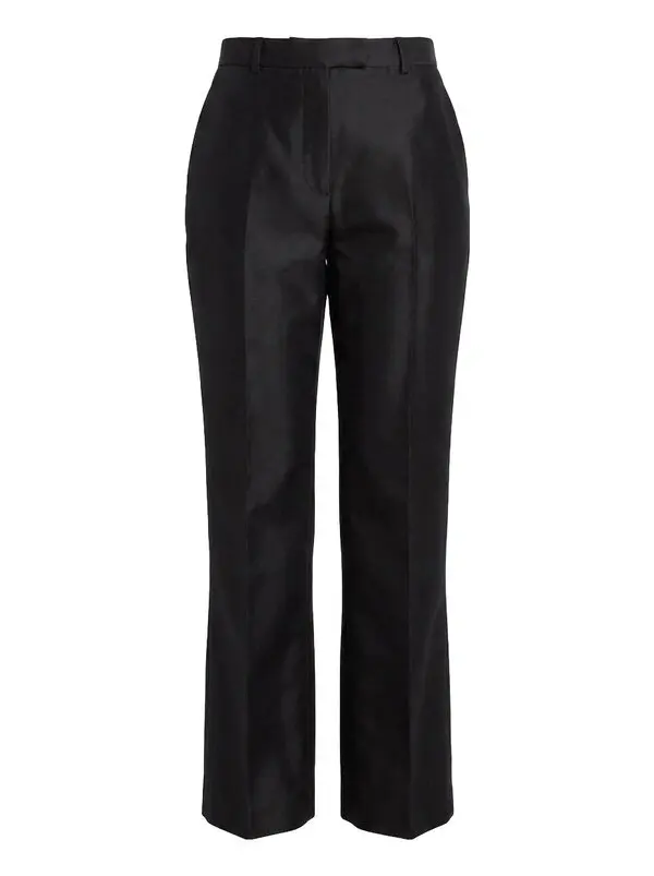 Gucci Fine Silk Faille Pants - Black
