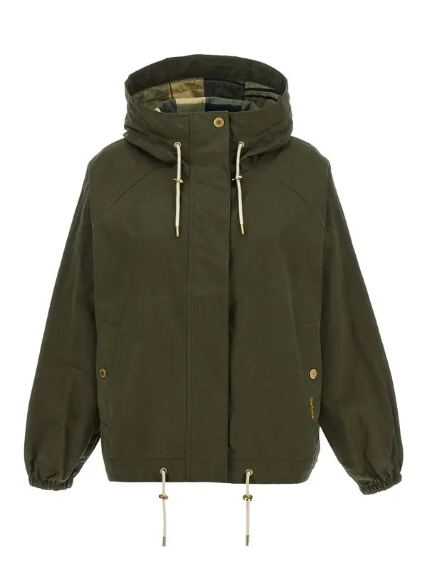 Barbour Hawkridge Hooded Rain Jacket - Green