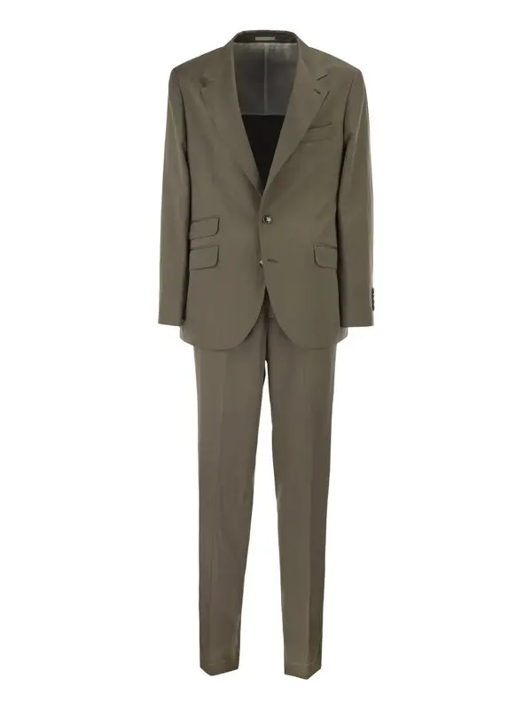 Brunello Cucinelli Single-breasted Suit - Green