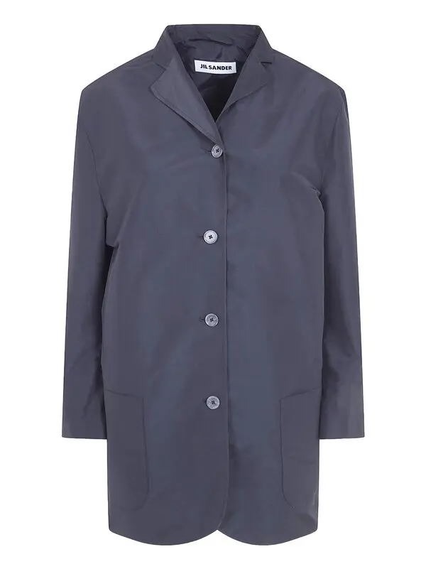 JIL SANDER Single-breasted Jacket - Gray