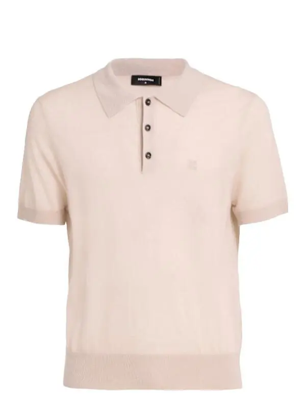 Dsquared2 Knit Polo - Nude