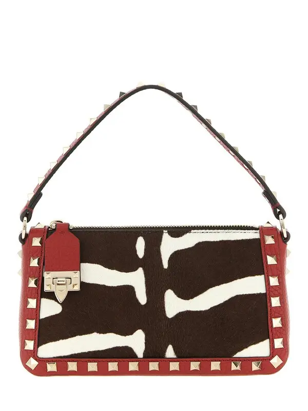 Valentino Garavani Rockstud Small Shoulder Bag - Black