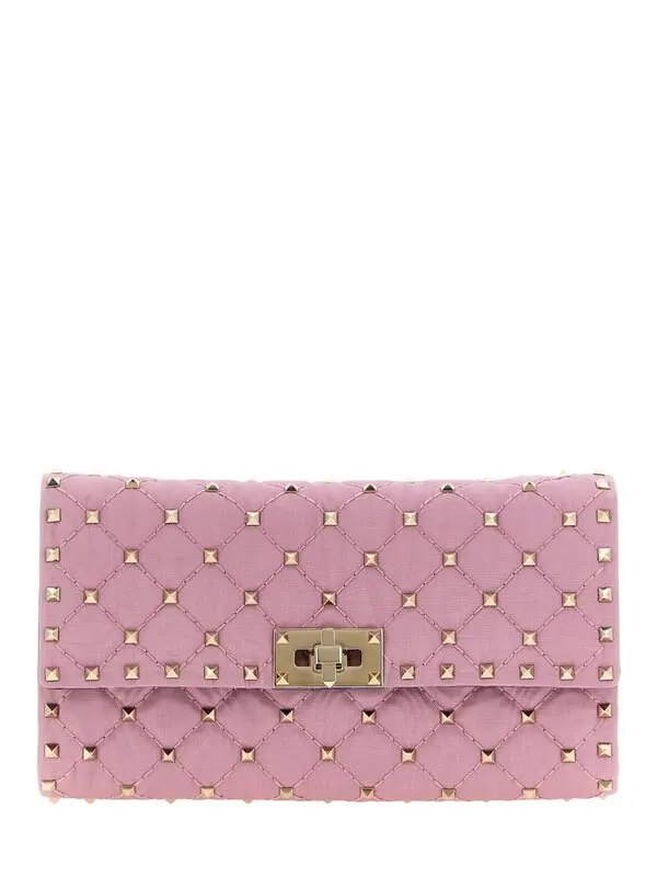 Valentino Garavani Quilted Chain Shoulder Bag - Pink