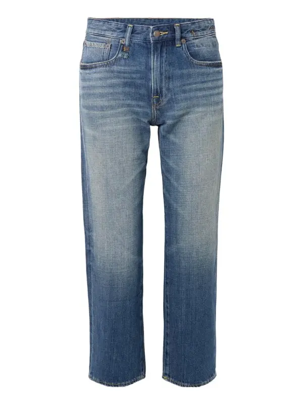 R13 Romeo Straight Leg Jeans - Medium Denim Blue