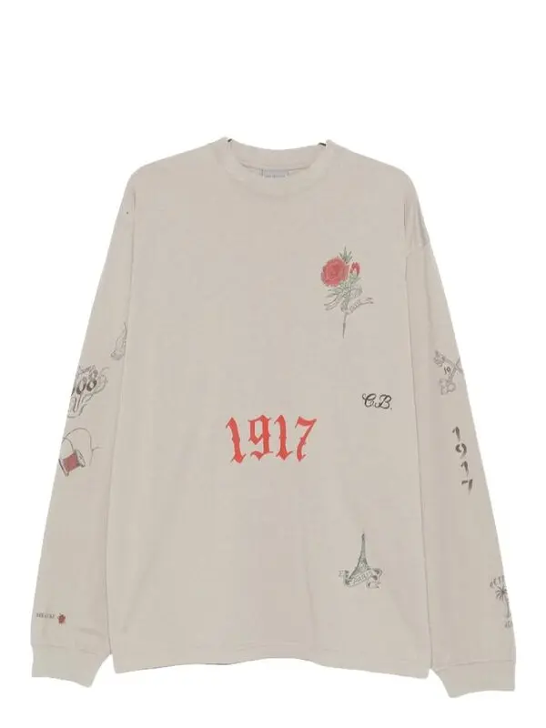 Balenciaga Long-sleeved T-shirt - White