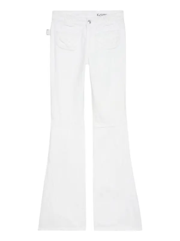 Zadig&Voltaire Belt Loop Jeans - White