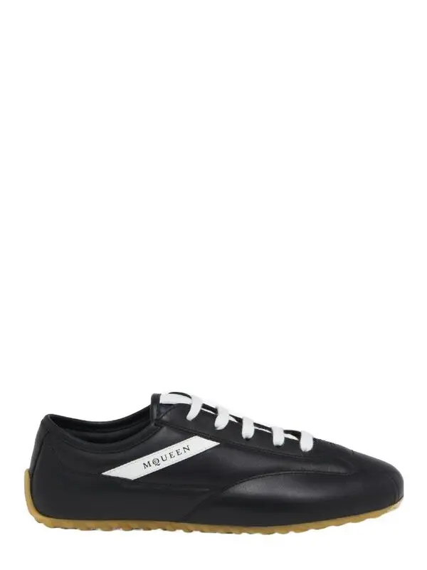 Alexander McQueen Low-top Sneakers With Logo Detail - Black