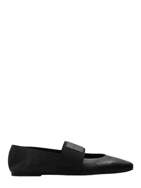 Givenchy Elastic Strap Ballet Flats - Black