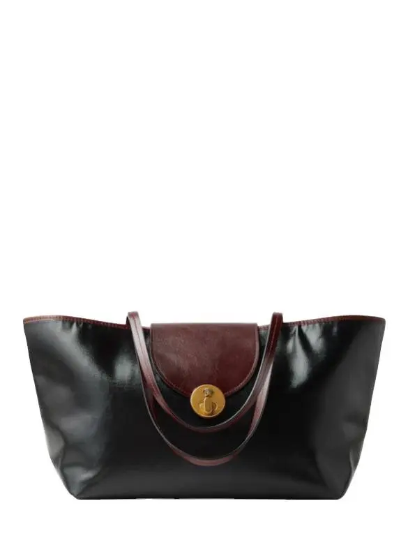 Versace Vivian Small Tote Bag - Black/brown