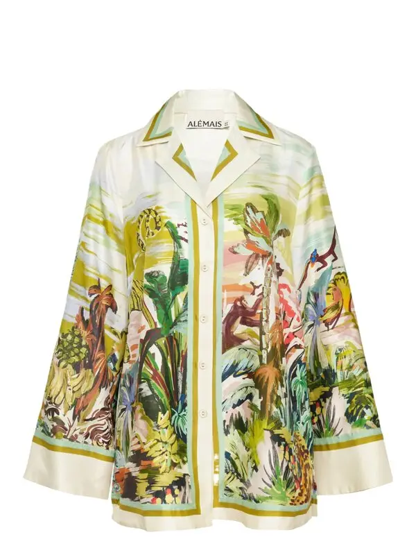 ALEMAIS Jungle Boogie" Printed Shirt - Multicolor