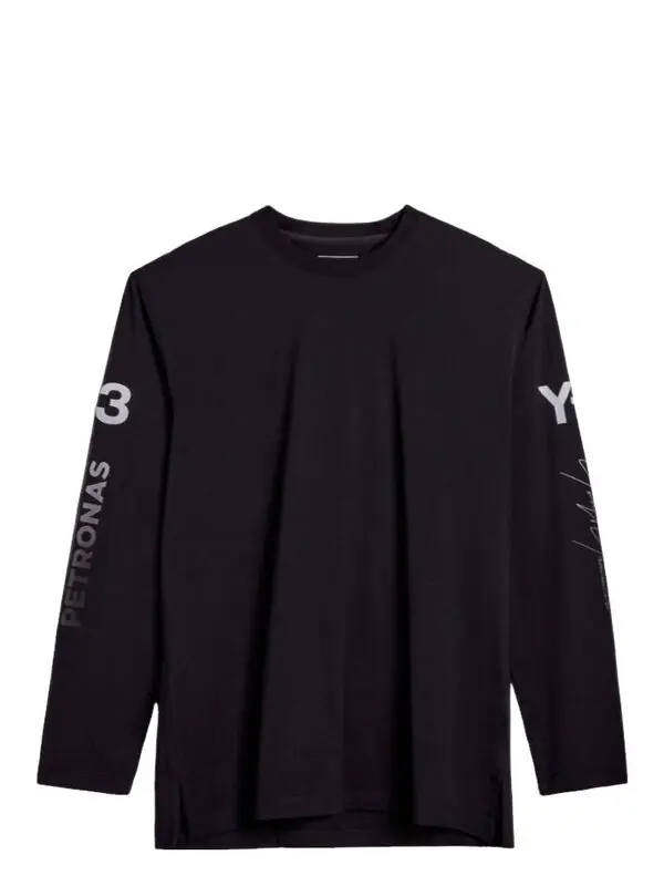 Y3 Mercedes Amg Petronas Long-sleeve T-shirt - Black