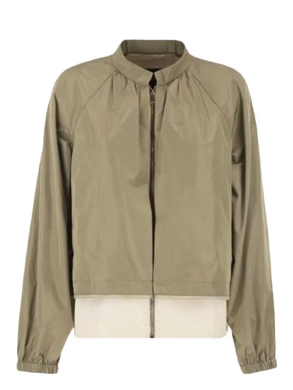 Fabiana Filippi Layered Zip-up Jacket - Nude