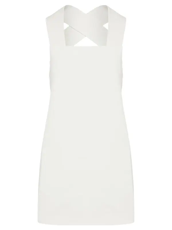 Khaite Mella Sleeveless Dress - White