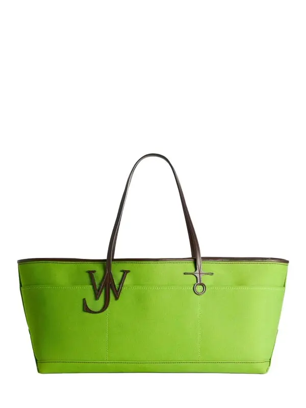 J.W.ANDERSON Anchor Tote Bag - Green/brown