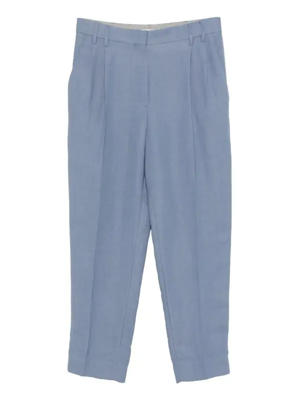 Brunello Cucinelli Tailored Straight-leg Pants - Blue