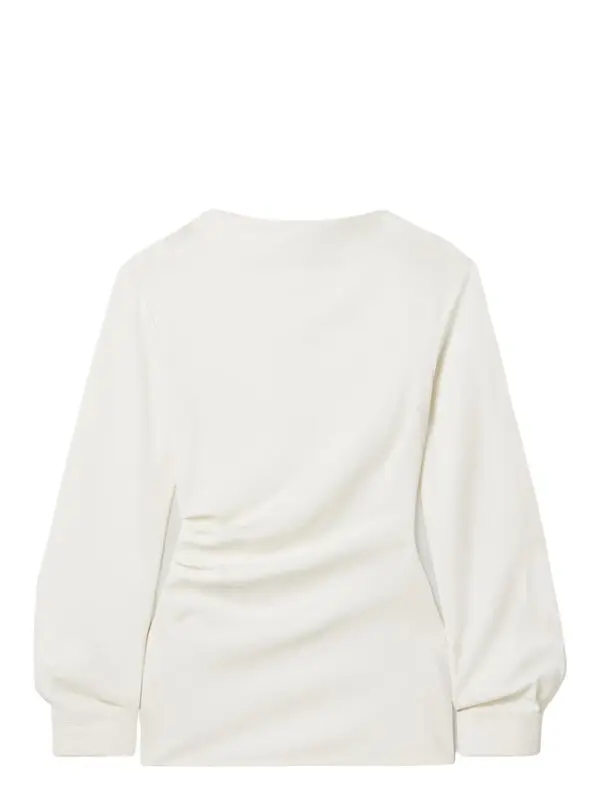 Proenza Schouler Pleated Crepe Top - Off White