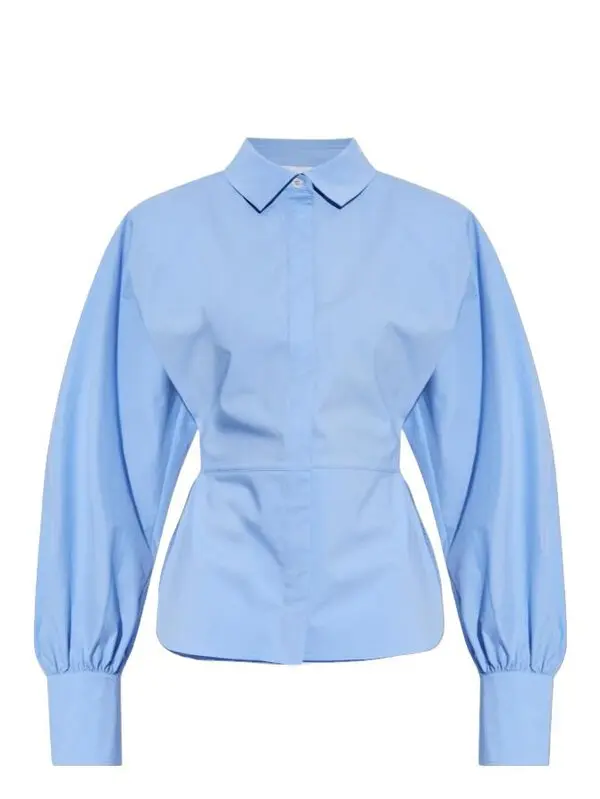 IRO PARIS Puff Sleeve Button-down Shirt - Blue