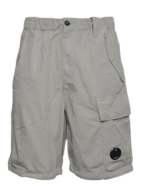 C.P. COMPANY Lens Cargo Shorts - Gray