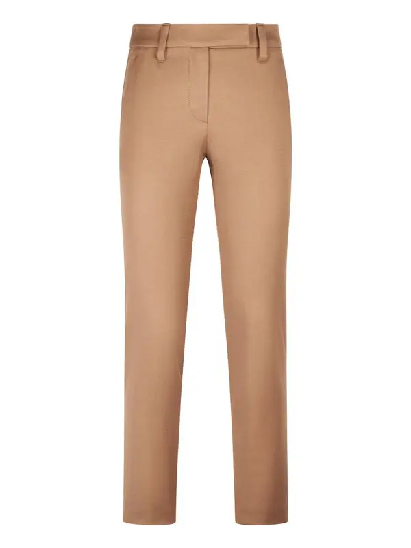Brunello Cucinelli Tailored Straight-leg Pants - Nude