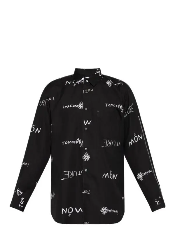 Comme Des Garçons Long-sleeved Shirt - Black